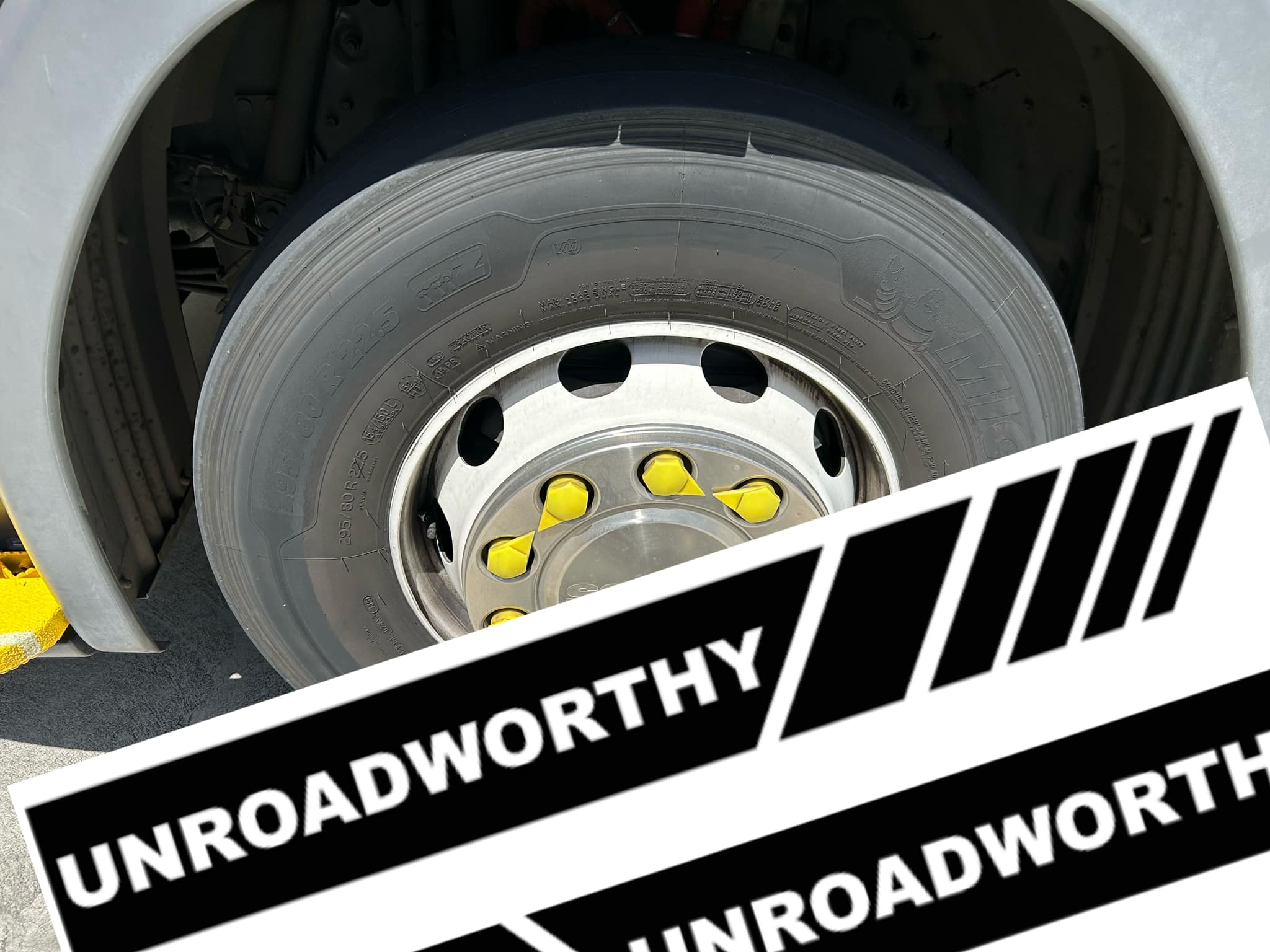 TWO MORE Trucks off the Road FROM ONE STATION DUE TO UNROADWORTHINESS ...